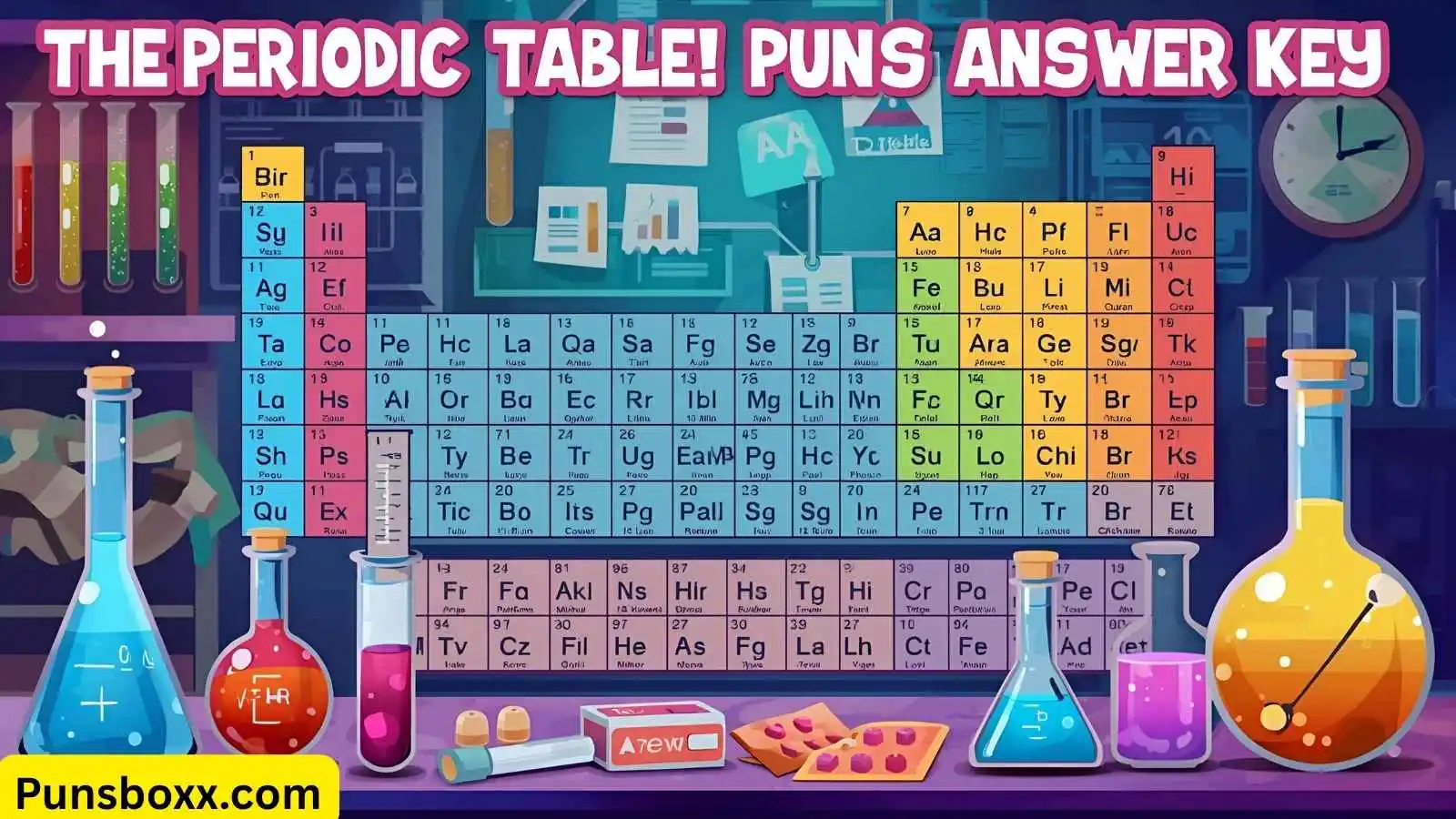 🧪 Can You Crack These Periodic Table Puns? (Answer Key Inside!)
